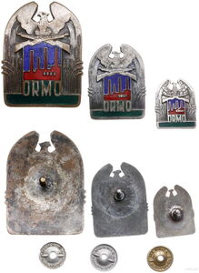 Decoration: ORMO badge, PRL (Poland(Citizens' Militia) Col:PL-001124