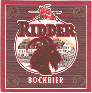 Drink Label: Ridder Bockbier (Brouwerij De Ridder, NetherlandsCol:NL ...