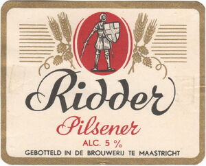 Drink Label: Ridder Pilsener (Brouwerij De Ridder, NetherlandsCol:NL ...