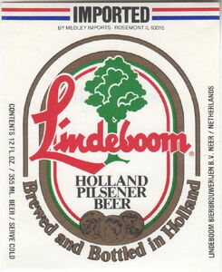 Drink Label: Lindeboom Imported Pilsener Beer (Lindeboom Bierbrouwerij ...