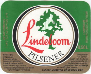 Drink Label: Lindeboom Pilsener (Lindeboom Bierbrouwerij ...