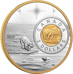 Coin: 2 Dollars (Polar Bear 2 Dollars) (Canada(2022 - The Bigger ...
