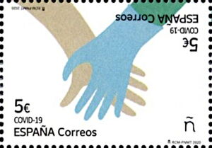 Stamp: COVID:19 Awareness (Spain(Covid-19) Mi:ES 5484,Yt:ES 5188,Edi:ES ...