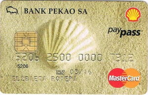 Bank Card: Shell (Bank Polska Kasa Opieki SA/Bank Pekao SA, PolandCol ...