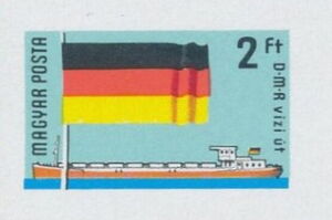 Stamp: Flag of Germany (Hungary(European Danube Commission) Mi:HU 3253B ...