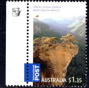 Stamp: Grose River Gorge, NSW (Australia(International Post: Gorgeous ...
