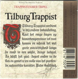 Drink Label: Tilburg Trappist Tripel (Bierbrouwerij de Koningshoeven B ...