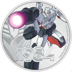 Moneda: 2 Dollars (Transformers – Megatron) (Niue(Producto Numismático ...