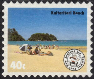 Stamp: Kaiteriteri Beach (New Zealand: Private Post Offices(Fastway ...
