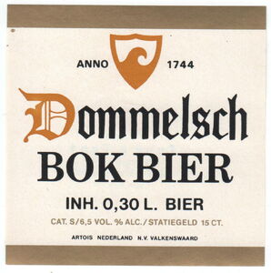 Drink Label: Dommelsch Bokbier (Dommelsche Bierbrouwerij ...