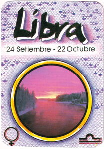 Pocket Calendar: Libra (Spain(Zodiac) Col:ESP-2000-Zodiac-008.07