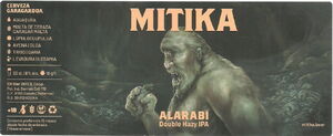 Drink Label: Mitika Alarabi Double Hazy Ipa (Cerveza Garagardoa ...