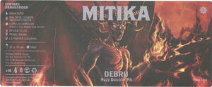 Drink Label: Mitika Debru Hazy Double Ipa (Cerveza Garagardoa, SpainCol ...