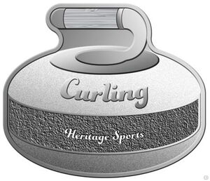 Coin: 1 Dollar (Heritage Sports - Curling 2/2: Stone) (Solomon Islands ...