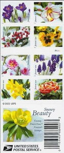 Stamp: Snowy Beauty - Booklet Pane (United States of America(Snowy ...