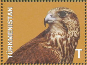 Stamp: Falcon (Falco sp.) (Turkmenistan(Falconry) Mi:TM 288,Yt:TM 297