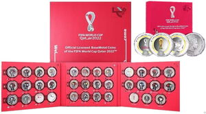 Moneda: Half Dollar (FIFA World Cup Qatar 2022 - Logo) (Islas Salomón ...