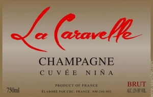 Drink Label: La Caravelle Cuvée Niña Brut (De Castellane, FranceCol:FR ...