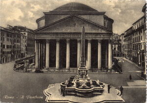 Postcard: Rome. Pantheon Temple (Italy(Rome - Pantheon) Col:IT-016907