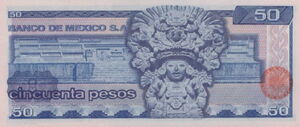 Banknote: 50 Pesos (Mexico(1969-1978 Issue) Wor:P-65b.EE