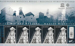 Stamp: Walloon Mining Sites World Heritage (Belgium(The Walloon Mining ...