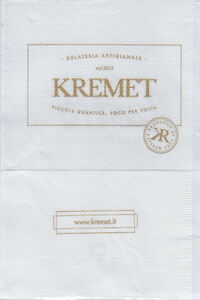 Paper Napkin: Kremet (ItalyCol:IT-01434 🧻