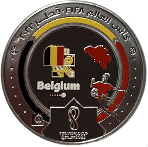 Moneda: Half Dollar (FIFA World Cup Qatar 2022 - Belgium) (Islas ...
