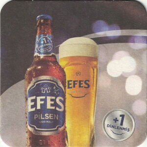 Beer Coaster: Efes Pilsen (Efes Biracılık ve Malt Sanayii A.S., Türkiye ...