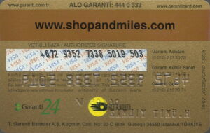 Bank Card: Turkish Airlines VISA Gold (Garanti Bankası, Türkiye (Turkey ...