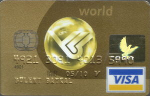 Bank Card: World Card (Yapi Kredi Bankasi, Türkiye (Turkey)Col:TR-VI ...