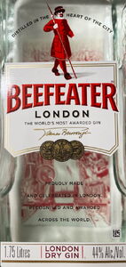 Drink Label: Beefeater London (Beefeater Distillery, United Kingdom of ...