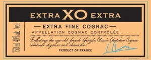 Drink Label: Claude Chatellier Extra Fine XO (Claude Chatelier ...