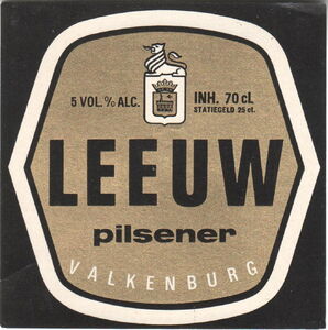 Drink Label: Leeuw Pilsener (De Leeuw, NetherlandsCol:NL-BEER-034460