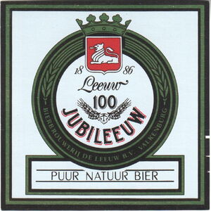 Drink Label: Leeuw Jubileeuw 100Bier (De Leeuw, NetherlandsCol:NL-BEER ...