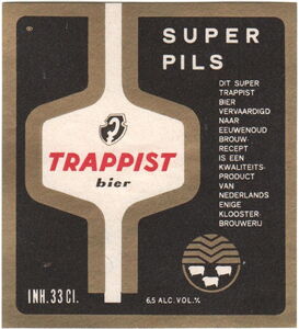 Etiqueta de bebida: Trappist Super Pils Bier (Bierbrouwerij de ...