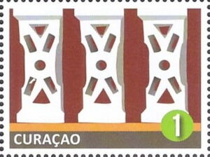Stamp: Willemstad UNESCO World Heritage Site 25 Years (Curaçao ...