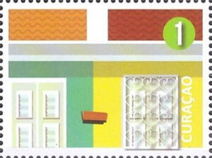 Stamp: Willemstad UNESCO World Heritage Site 25 Years (Curaçao ...