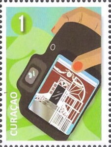Stamp: Willemstad UNESCO World Heritage Site 25 Years (Curaçao ...