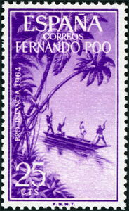 Stamp: Pro children (Fernando Poo(Pro-Children 1964) Mi:ES-FP 219,Sn:ES ...