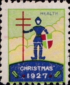 Stamp: Knight in Armour (Cinderellas(Japan) Col:JA 1927-03