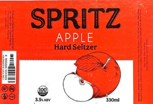Drink Label: Spritz Apple Hard Seltzer (Asia Brewery Incorporated ...