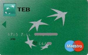 Bank Card: Teb (Turk Ekonomi Bankasi, Türkiye (Turkey)Col:TR-MS-0030.03 💳