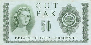 Banknote: 50 Cut Pak (Fantasy Issues(De La Rue Garny)