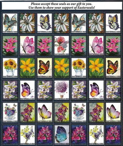 Stamp: Easter Seals 2022 (United States of America: Cinderella Stamps ...