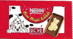 Chocolate Wrapper: Nestlé Mini Magic Tablets 101 dalmatians (Nestlé ...