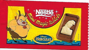 Chocolate Wrapper: Nestlé Mini Magic Tablets Hercules (Nestlé Italiana ...