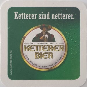 Bierviltjes: Ketterer (Privatbrauerei M. Ketterer GmbH & Co, Duitsland ...