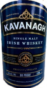 Drink Label: Kavanagh Single Malt Irish (Teeling Whiskey Co ...