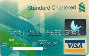 Bank Card: Standard Chartered (Standard Chartered, PakistanCol:PK-VI ...