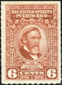 Stamp: George Sewall Boutwell (1818-1905) (Puerto Rico: Revenue Stamps ...
